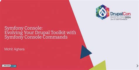 Evolving Your Drupal Toolkit With Symfony Console Commands Previousnext