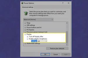 How To Turn Off Auto Brightness On Windows