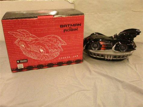 Warner Bros Batman And Robin Car Cookie Jar