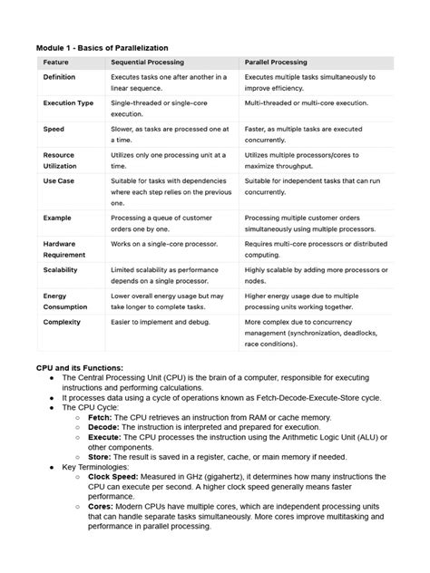 Understanding Cpu Parallelization Basics Pdf Parallel Computing