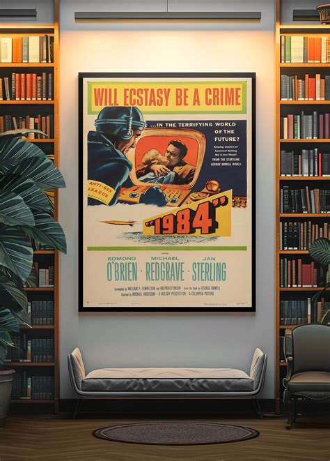 1984 1956 Movie Poster George Orwell Adaptation