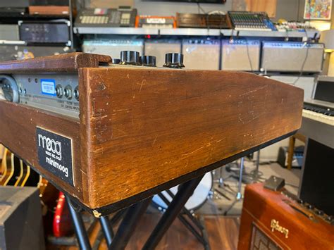 Moog Minimoog Model D 44 Key Monophonic Synthesizer Walnut 1973 Custom Vintage Keyboards