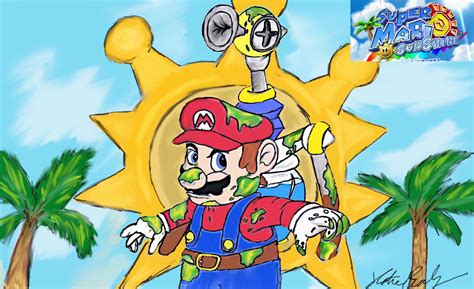 Mario Sunshine Fan Art I Did Rmario