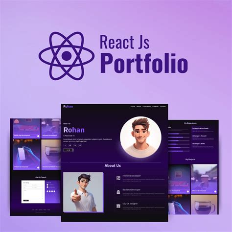 Modern Portfolio Template In React Js Complete Source Code — K2infocom Buymeacoffee