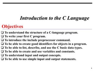 Semester 1 22 23 Introduction To C Programming Ppt
