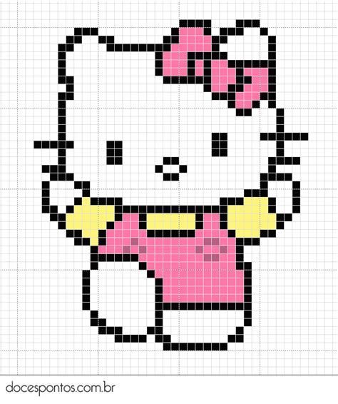 Вышивка крестом хелло китти схема маленькая 80 фото