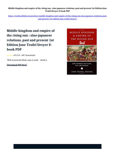 Middle Kingdom And Empire Of The Rising Sun Sino Japanese Relations