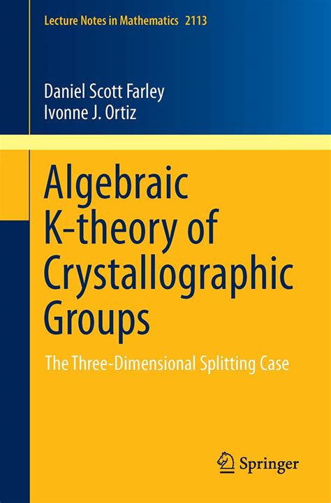 Algebraic K Theory Of Crystallographic Groups The Three Dimensional Splitting Case Lecture