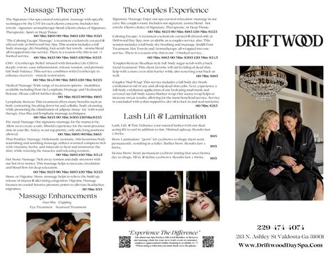 Driftwood Day Spa Valdosta Ga