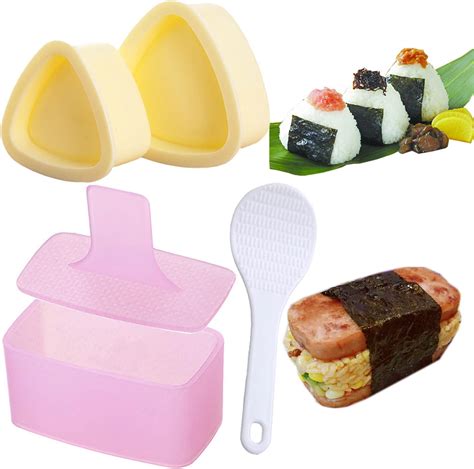 Onigiri Mold 3 Kits Bento Tools Triangle Rice Ball Mold