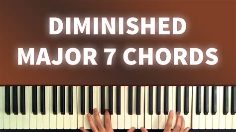 A Major 7 Chord Piano