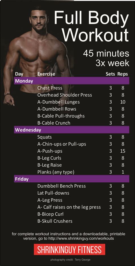 Printable Workout Plans For Gym Printable Paper Crafts