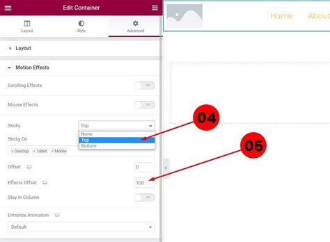 Transparent Elementor Sticky Header Shrink Color Change