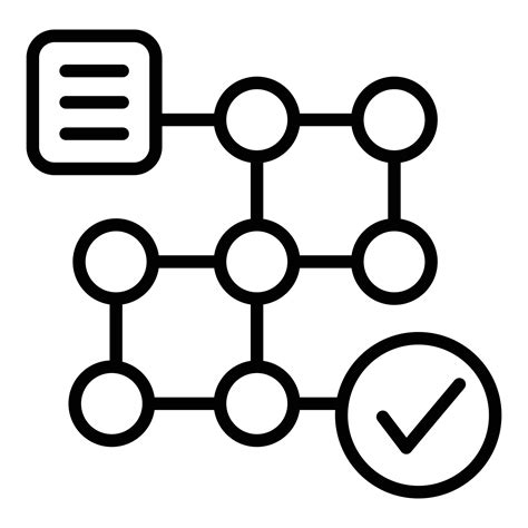 Workflow Manager Icon Outline Vector Work System Vector Art At Vecteezy