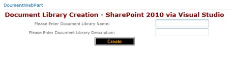 document library in sharepoint 2010 programmatically using vs 2010