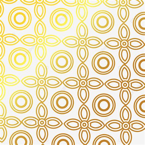 Islamic Golden Vector Png Images Golden Islamic Pattern Batik