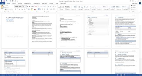 Concept Proposal Template Ms Wordexcel Spreadsheets Ms Office Templates With Ai Prompts