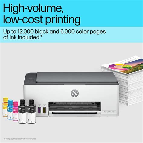 Hp 580 Smart Tank All In One Colour Wi Fi Printer With 1 Black Ink Extra 1year Brand Warranty