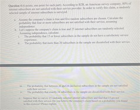 solved question 4 6 points one point for each part