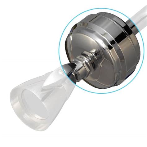Sprite Showers Slim Line Metal Universal Shower Filter In Chrome Slb Cm