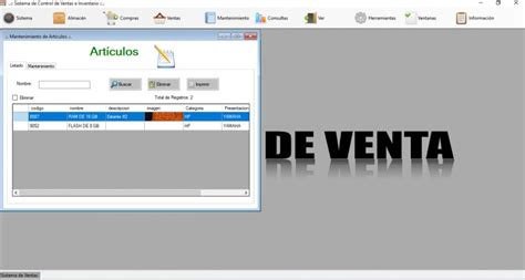 Sistema De Ventas En C Y Sql Server Gratis Sistemas Computacionales