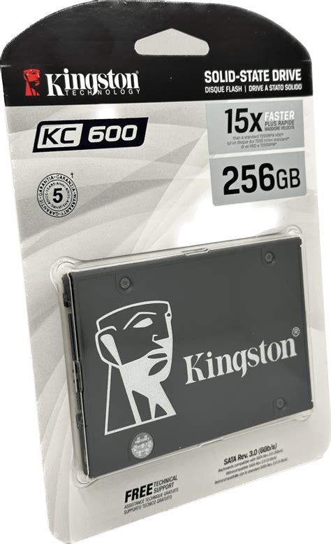 Kingston 256GB 2.5" SSD KC600 | interne SATA III SSD 3D-NAND TLC ...