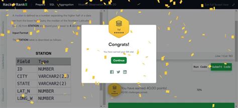 Balaji K On Linkedin Sql Hackerrank Achievementunlocked