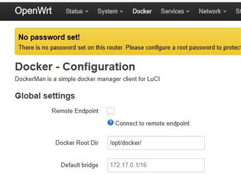 BugOpenWrt r 编译最新的luci app dockerman没有在Luci界面显示 Issue lisaac luci app