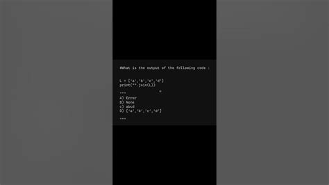 guess the output of this python quiz 1 youtube