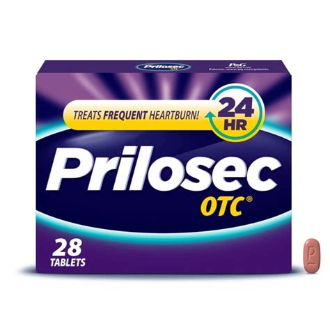 Prilosec Otc Omeprazole 20mg Delayed Release Acid Reducer 14 Tablets Wildberry Flavor