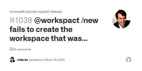 Workspact New Fails To Create The Workspace That Was Suggested Issue Microsoft