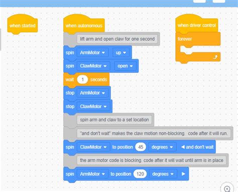 Vexcode Blocks Autonomous Help Vex V5 General Discussion Vex Forum