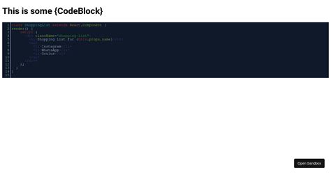 Codemirror Forked Codesandbox Codemirror Forked Codesandbox