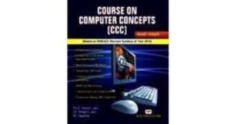 Course On Computer Concepts Ccc Made Simple By Satish Jain