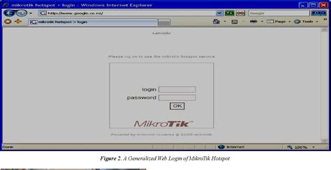 Figure 4 From Internet Authentication And Billing Hotspot System Using Mikrotik Router