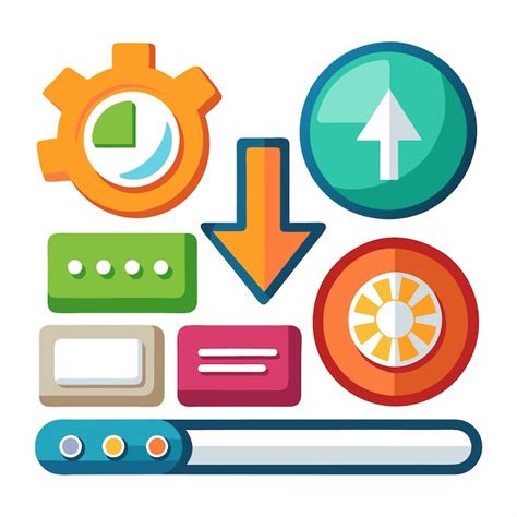 Premium Vector Loading Icon Set Load Sign On White Background