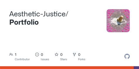 Github Aesthetic Justice Portfolio