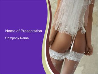 Intimate View Of Seductive Woman In White Lingerie PowerPoint Template Backgrounds Google