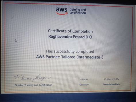 Completed Aws Creative Ai On Business Workshop Conducted By Sudhir