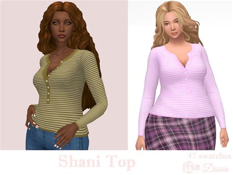 Shani Top 47 Swatches Base Game Compatibile Custom Thumbnail Get It