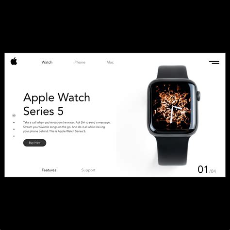 Apple Watch Landing Page On Behance