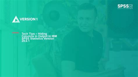 Tech Tips Hiding Columns In Output In Ibm Spss Statisticspptx