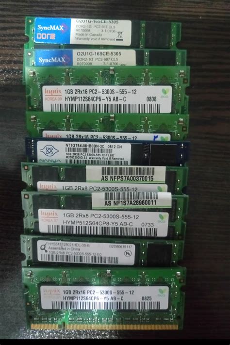 رم لپ تاپ ddr2 1g 5300