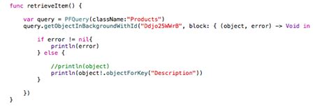 Parse Retrieve Objects Swift