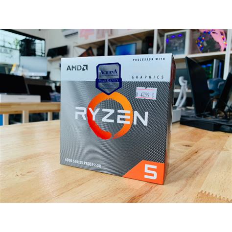 ของใหม่ Cpu หน่วยประมวลผลกลาง ซีพียู Amd Ryzen5 4600g 3 7 Ghz Socket Am4 Shopee Thailand