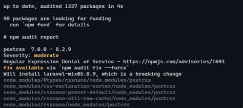 Postcss Security Vulnerability Regular Expression Denial Of Service