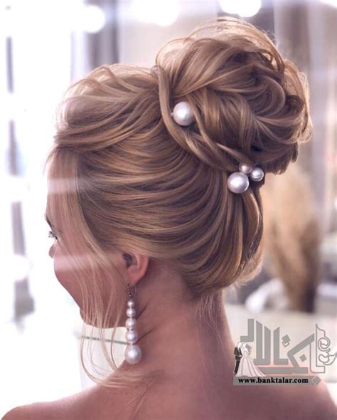 شینیون مو مدل گوجه مناسب صورت های گرد و کوچک