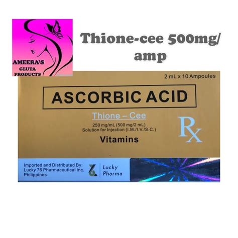 Thione Cee Ascorbic Acid 500mg 1 Box Lazada Ph