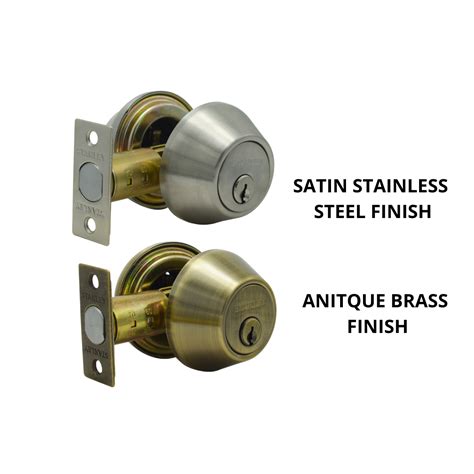 Stanley Deadbolt Double Cylinder Backset 6070mm Satin Stainless Stee