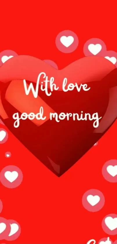 Heart Good Morning Wallpaper Free Download